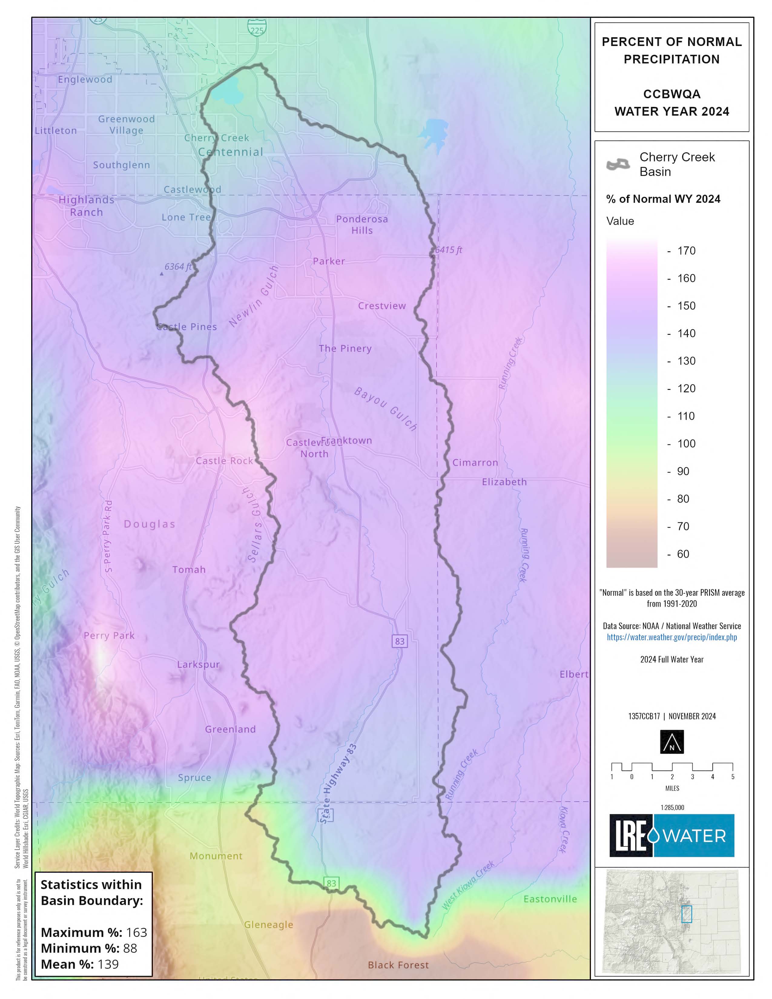 [2024 AR] Precipitation | Cherry Creek Basin Water Quality Data Portal